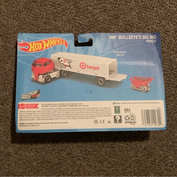 Toys | Hot Wheels 164 Scale Target Bullseyes Big Rig Vehicle | Poshmark